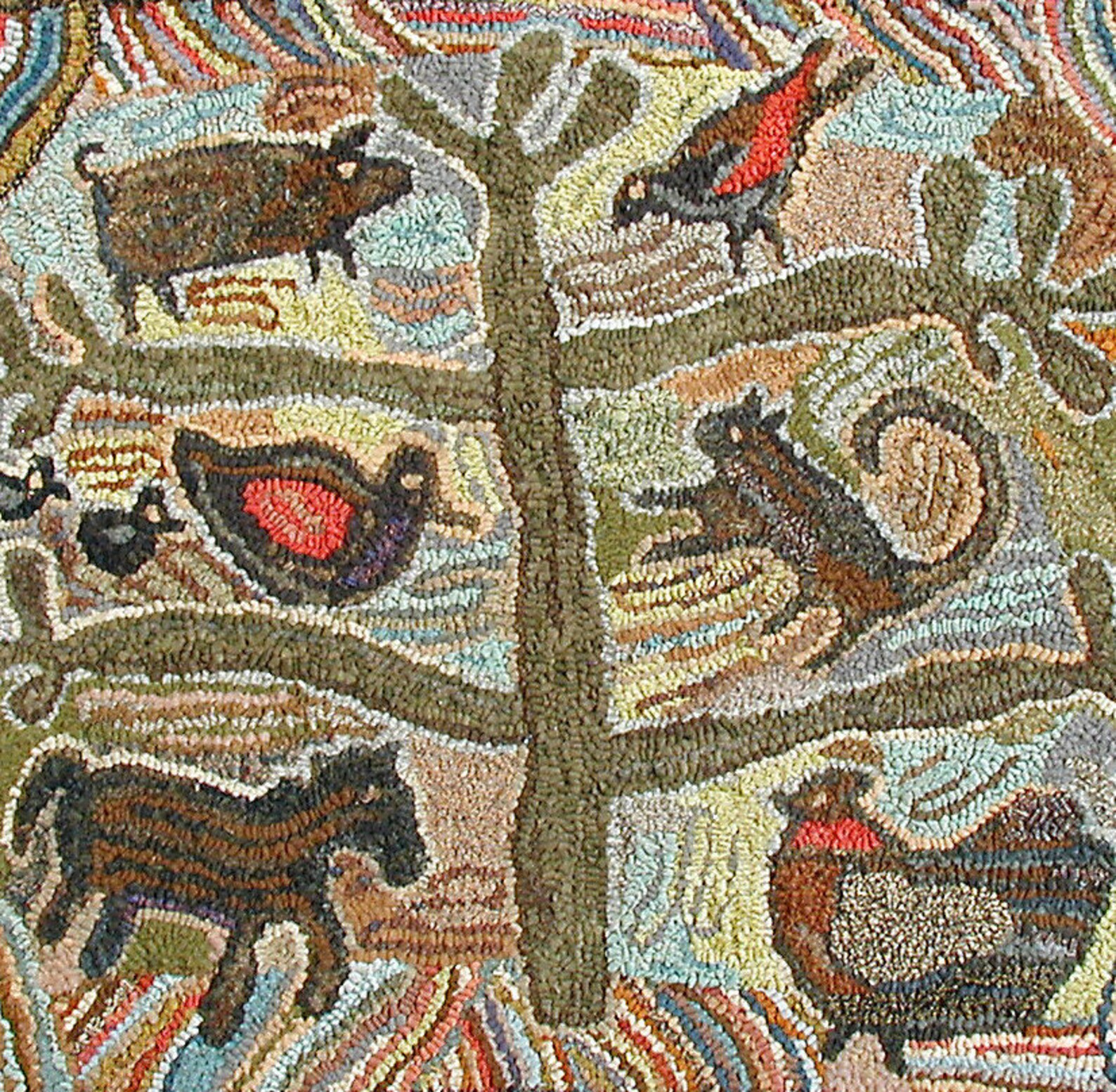 Animal Design//simple Gifts Rug Hooking PATTERN Only//primitive Tree ...