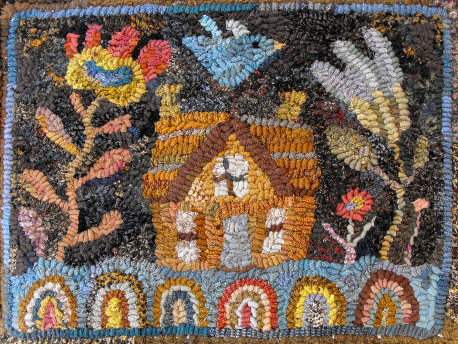 Simple House Pattern PDF for Rug Hooking and Punchneedle - Etsy Canada