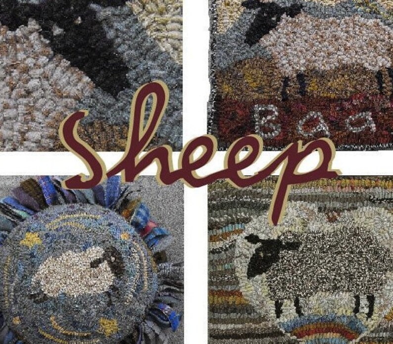 Sheep PDF Instant Download Pattern Set for Rug Hooking - Etsy Canada