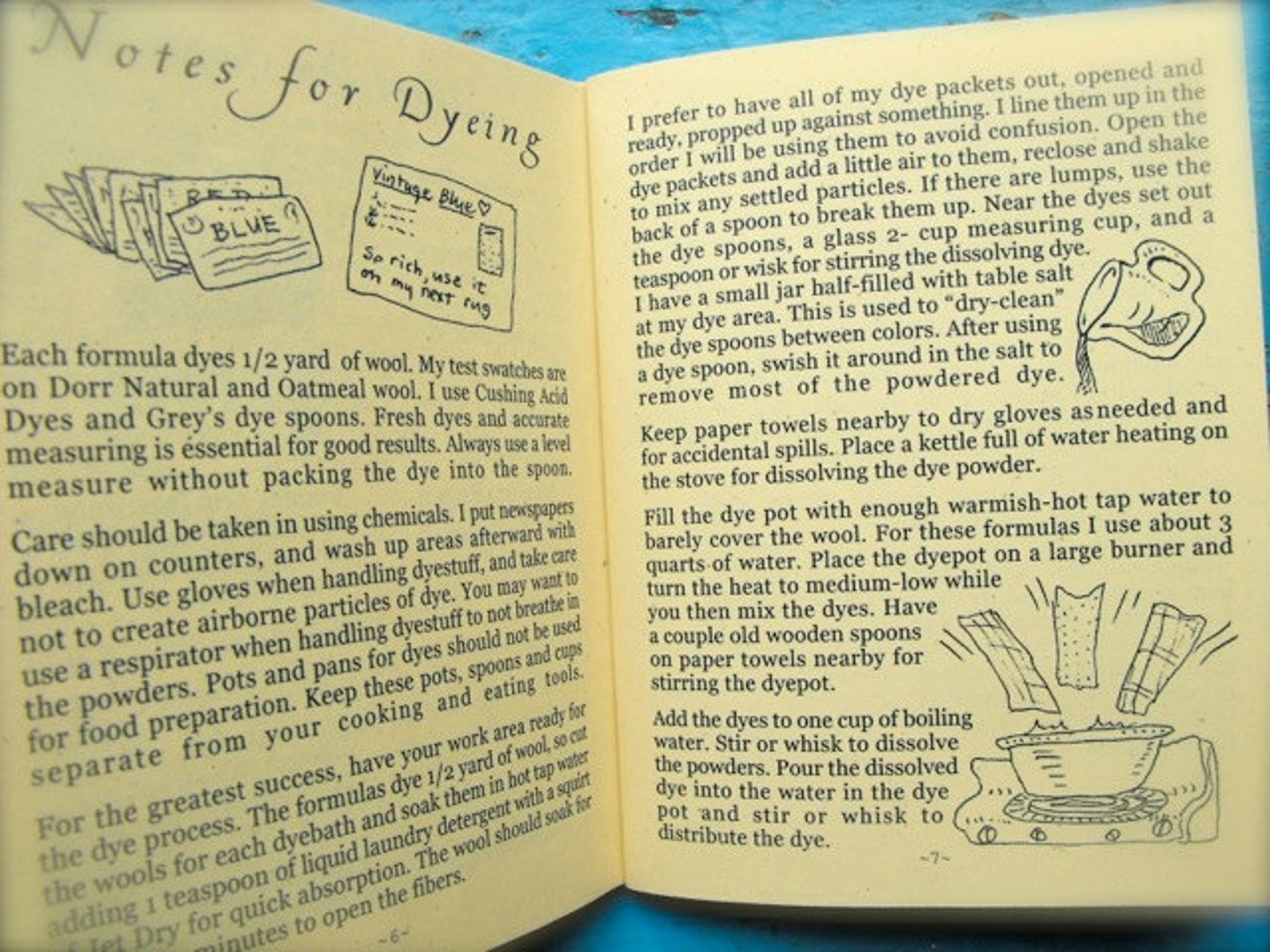 Vintage Colors Dye Book by Karen Kahle//primitive Muted Colors - Etsy