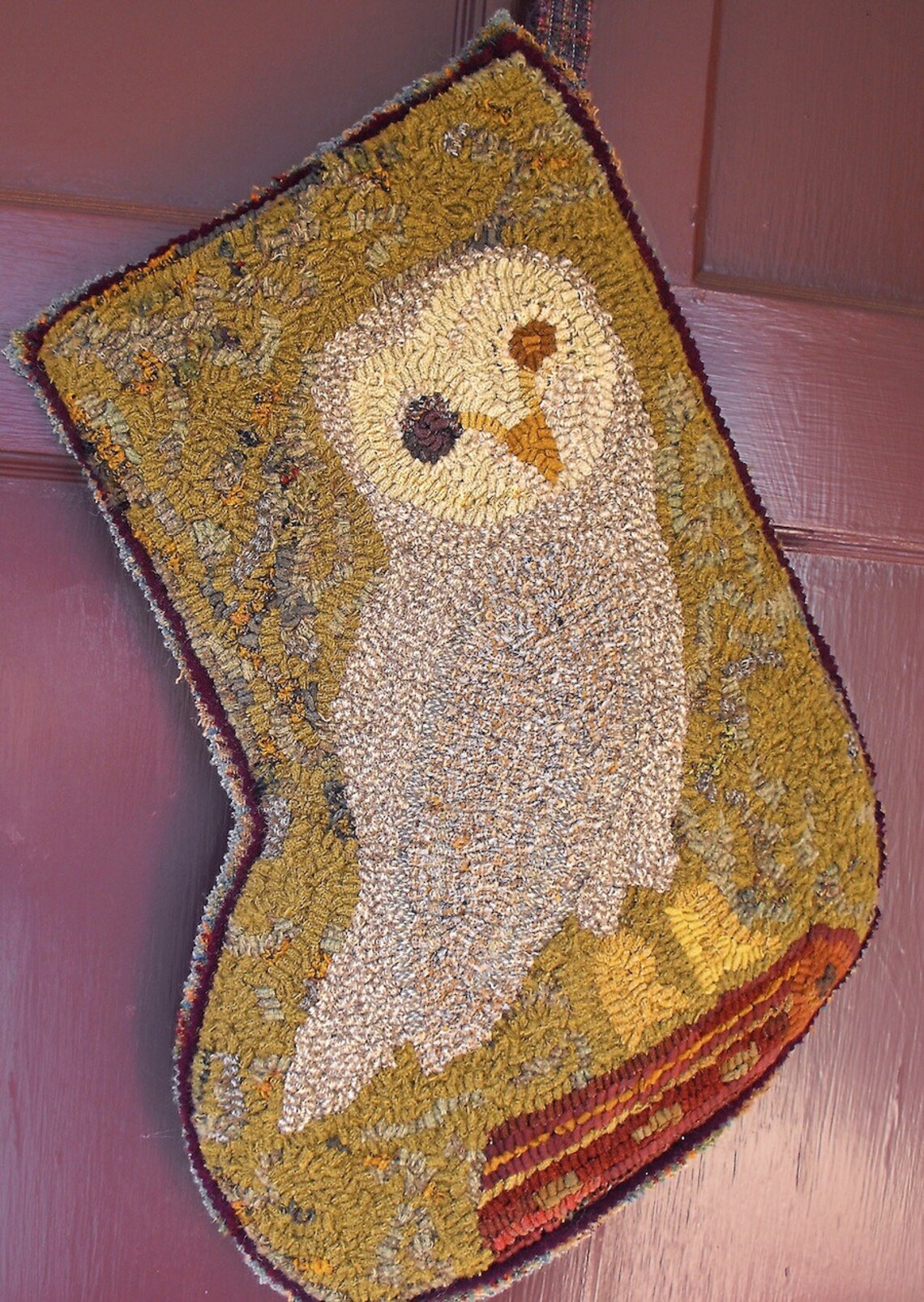 3 Owl Stockings Designs Rug Hooking PATTERN Only//holiday - Etsy