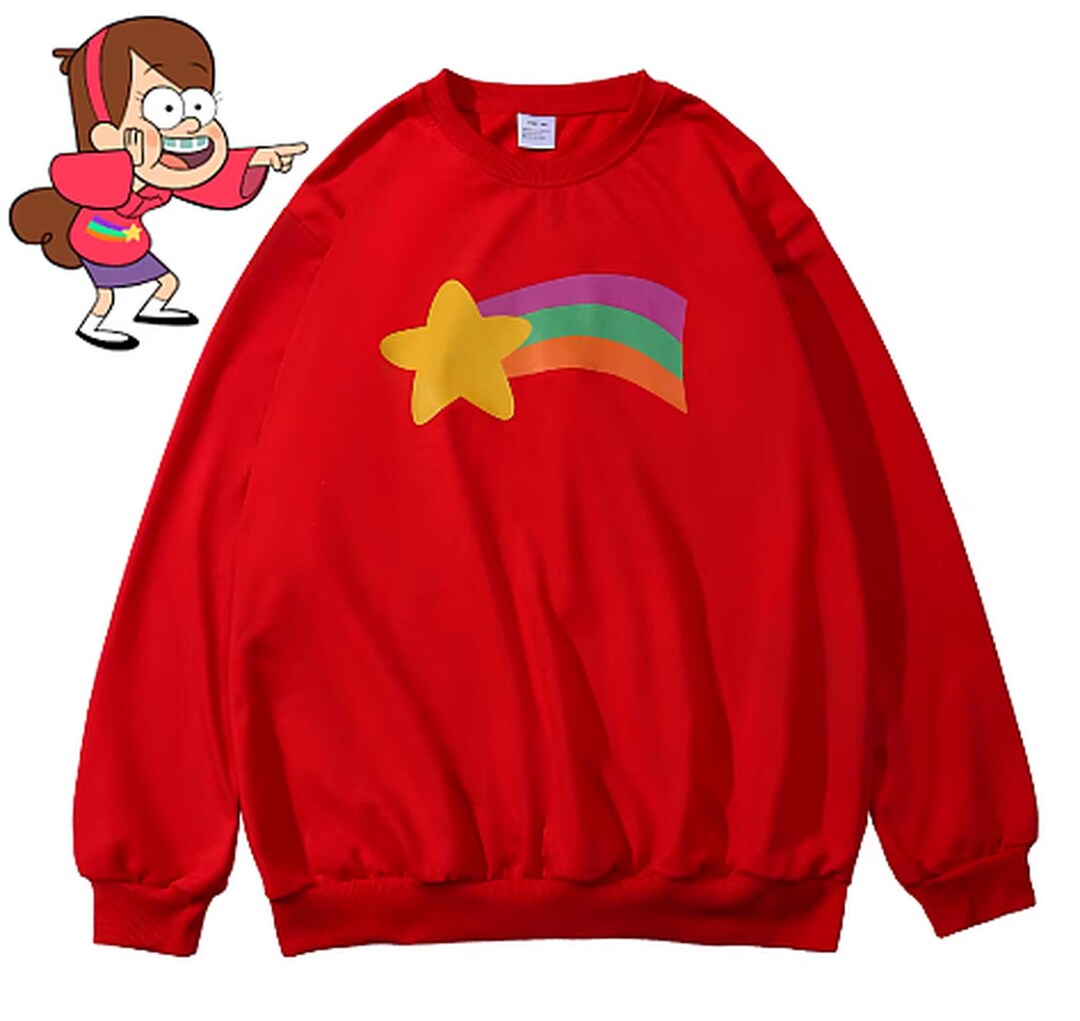Mabel Gravity Falls Shooting Star Sweatshirt, Disney Cartoon Character ...