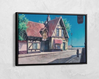 Kiki's Delivery Service Canvas Poster, Studio Ghibli Print Wall Art ...