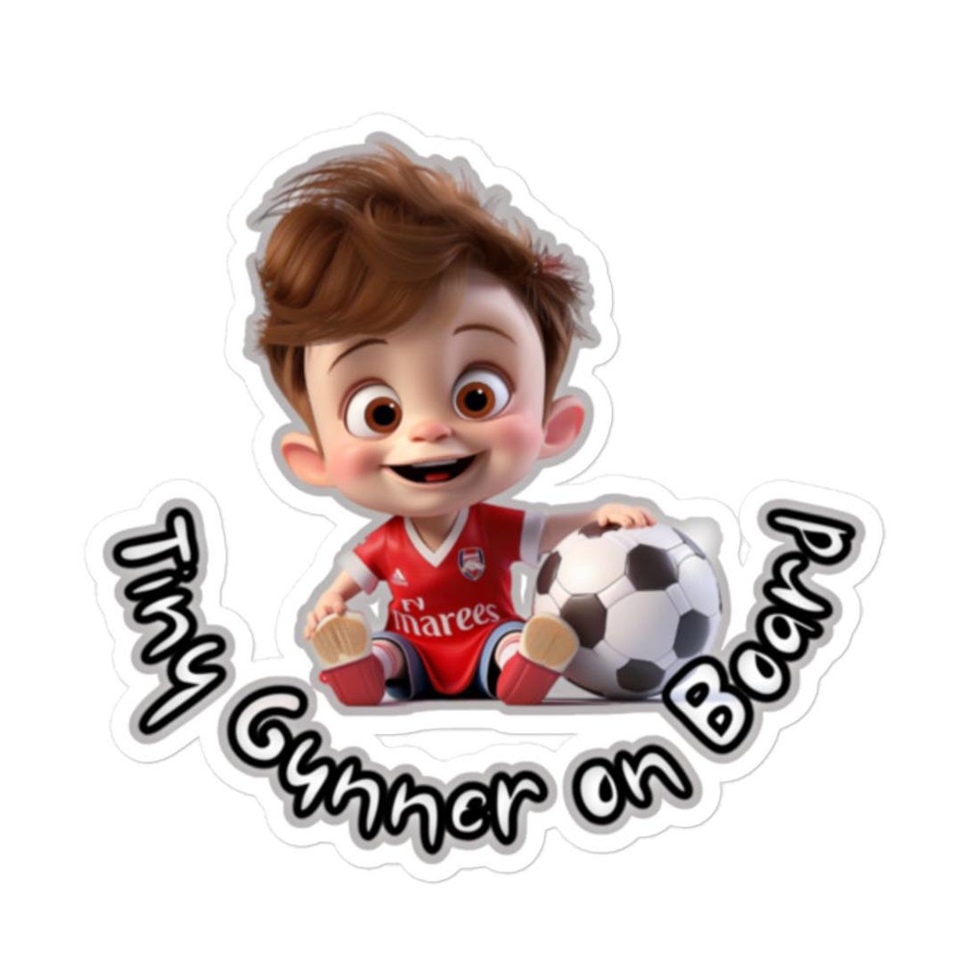 CAR Sticker "tiny Gunner on Board" for Arsenal Fans - Etsy