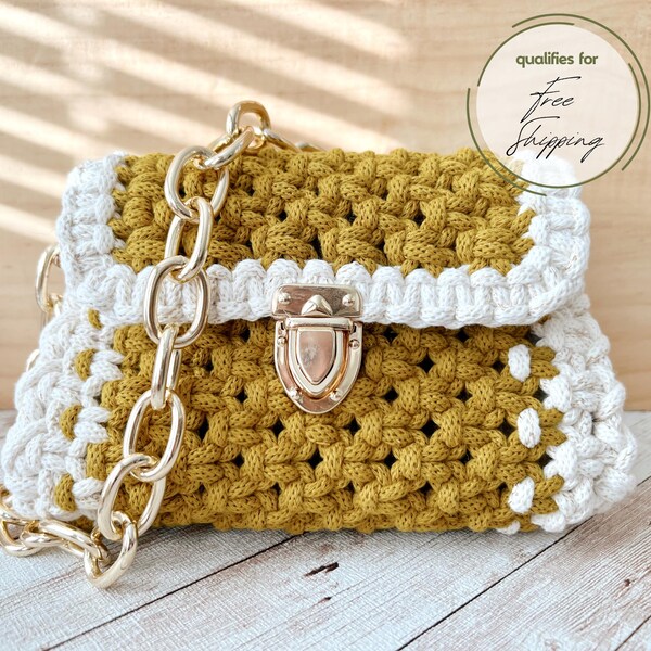 Macrame Purse - Etsy