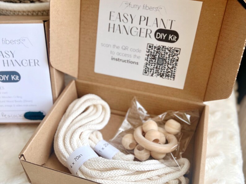 DIY Plant Hanger Kit: Minimalist Design With Video Tutorial - Etsy