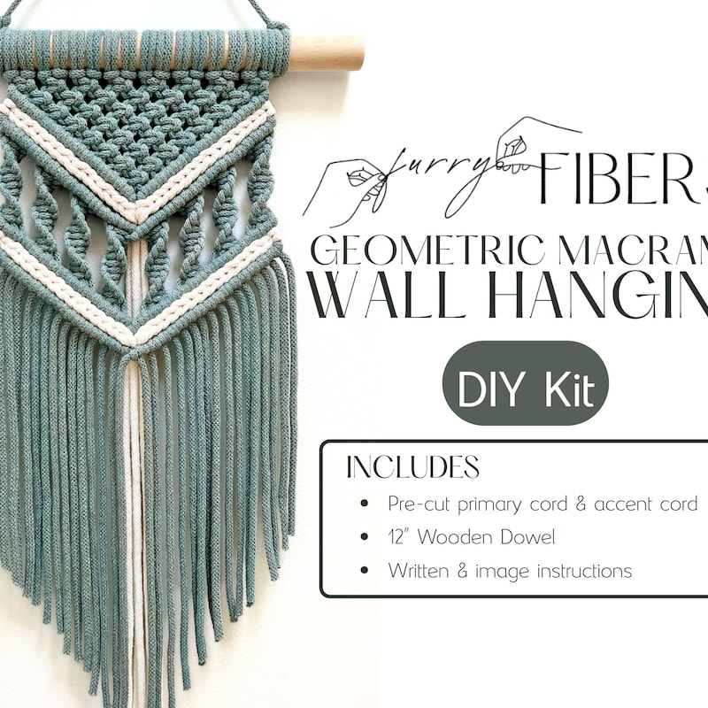Geometric Macrame Art - Etsy