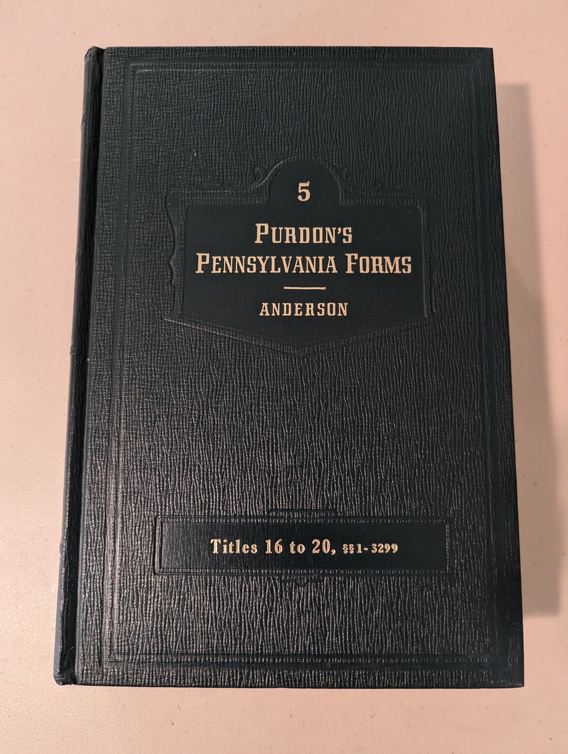 Purdon's Pennsylvania Forms - Titles 16 - 20 - Law Book - Etsy