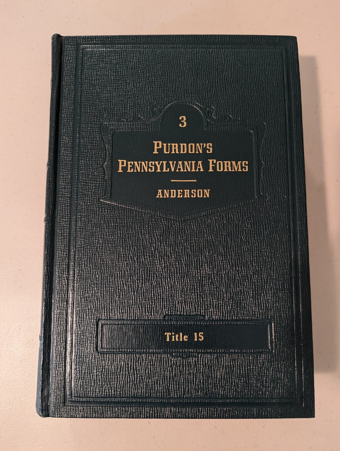 Purdon's Pennsylvania Forms - Title 15 - Law Book - Etsy