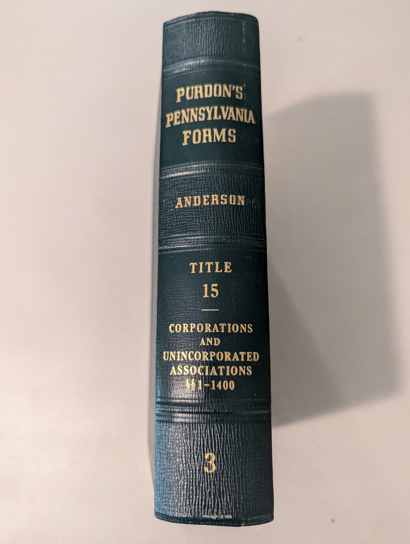 Purdon's Pennsylvania Forms - Title 15 - Law Book - Etsy