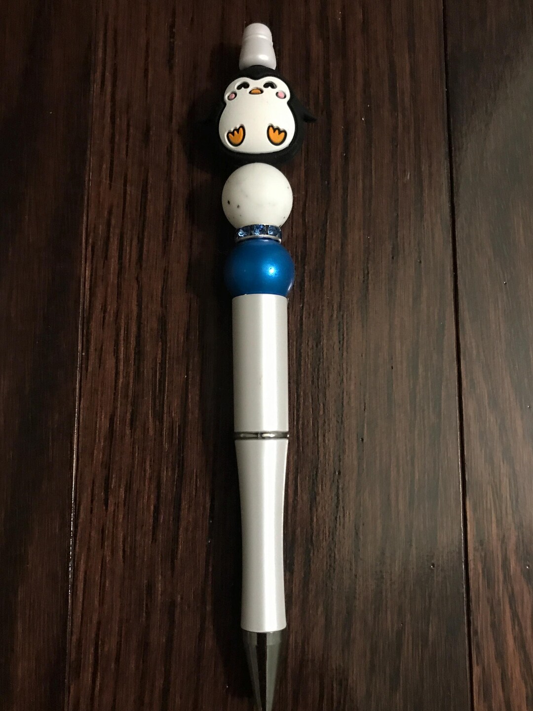 Beaded Winter-themed Pens, Penguin, Snowflake, Refillable. - Etsy