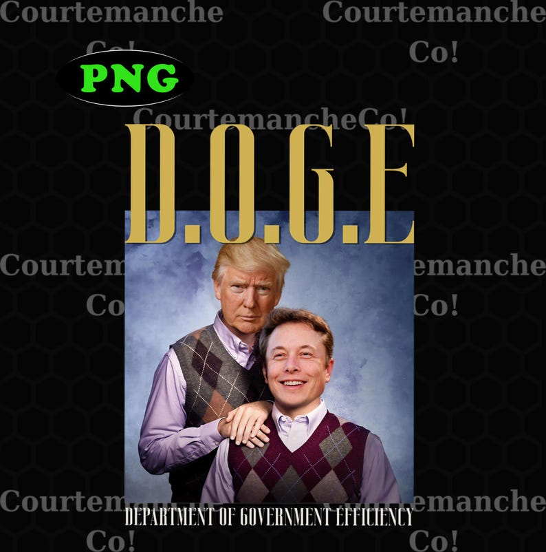 D.O.G.E. Meme Png, Funny Doge Elon Musk Trump Png, Department of ...