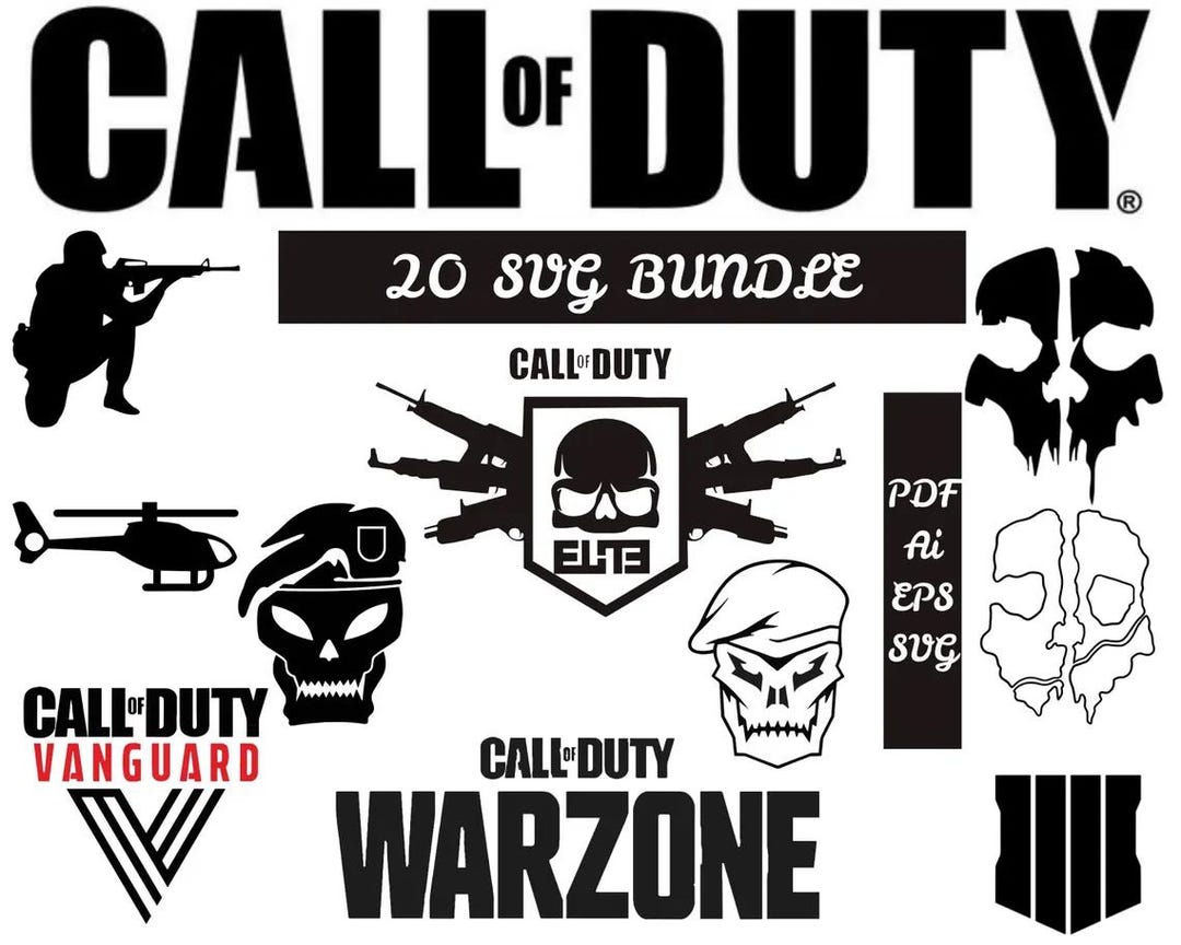 Call of Duty Svg Bundle ,call of Duty Zombies Svg Bundle ,trending Svg ...