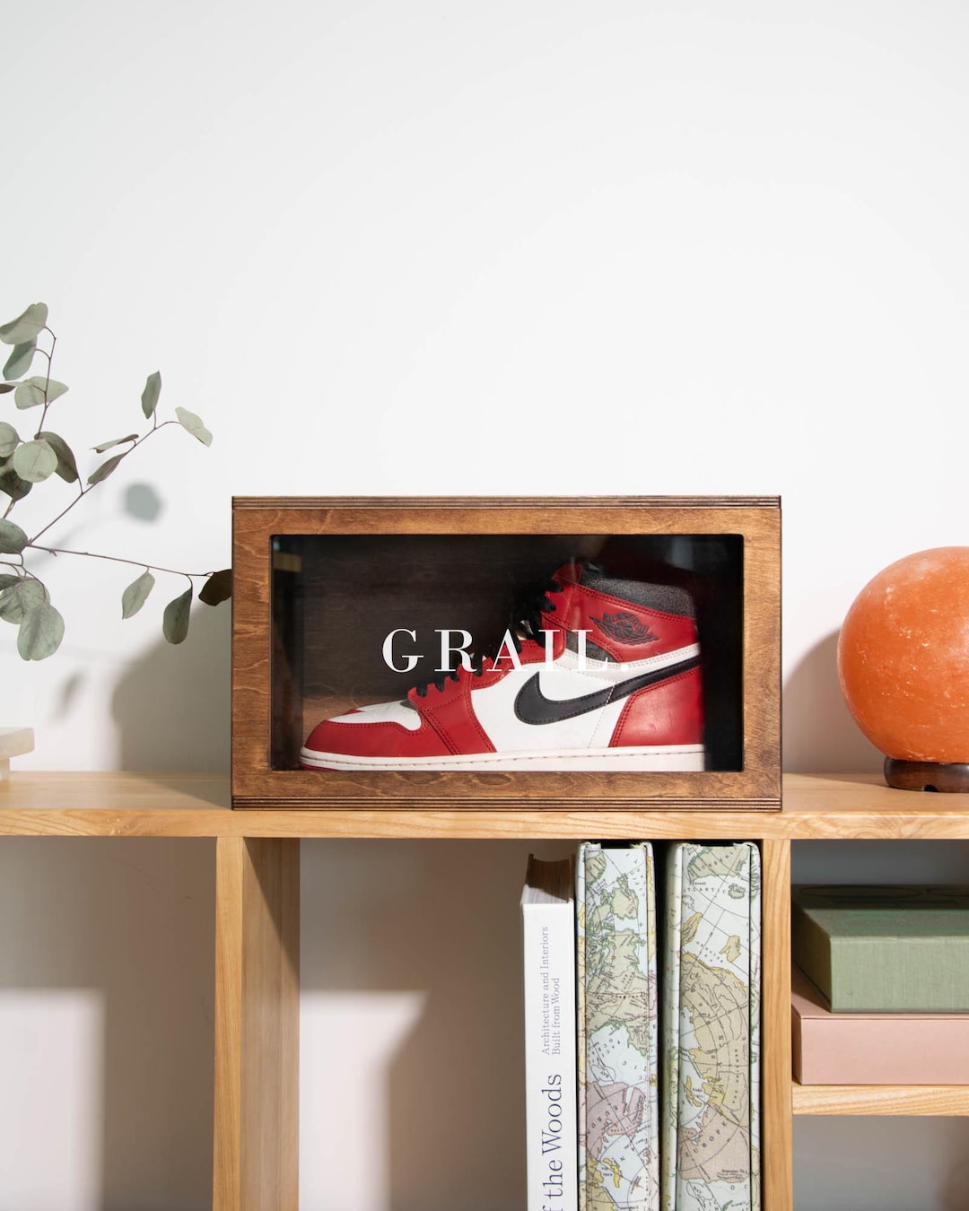 Wooden Sneaker Shoe Box, Sneaker Display Storage, Rustic Boho Home ...