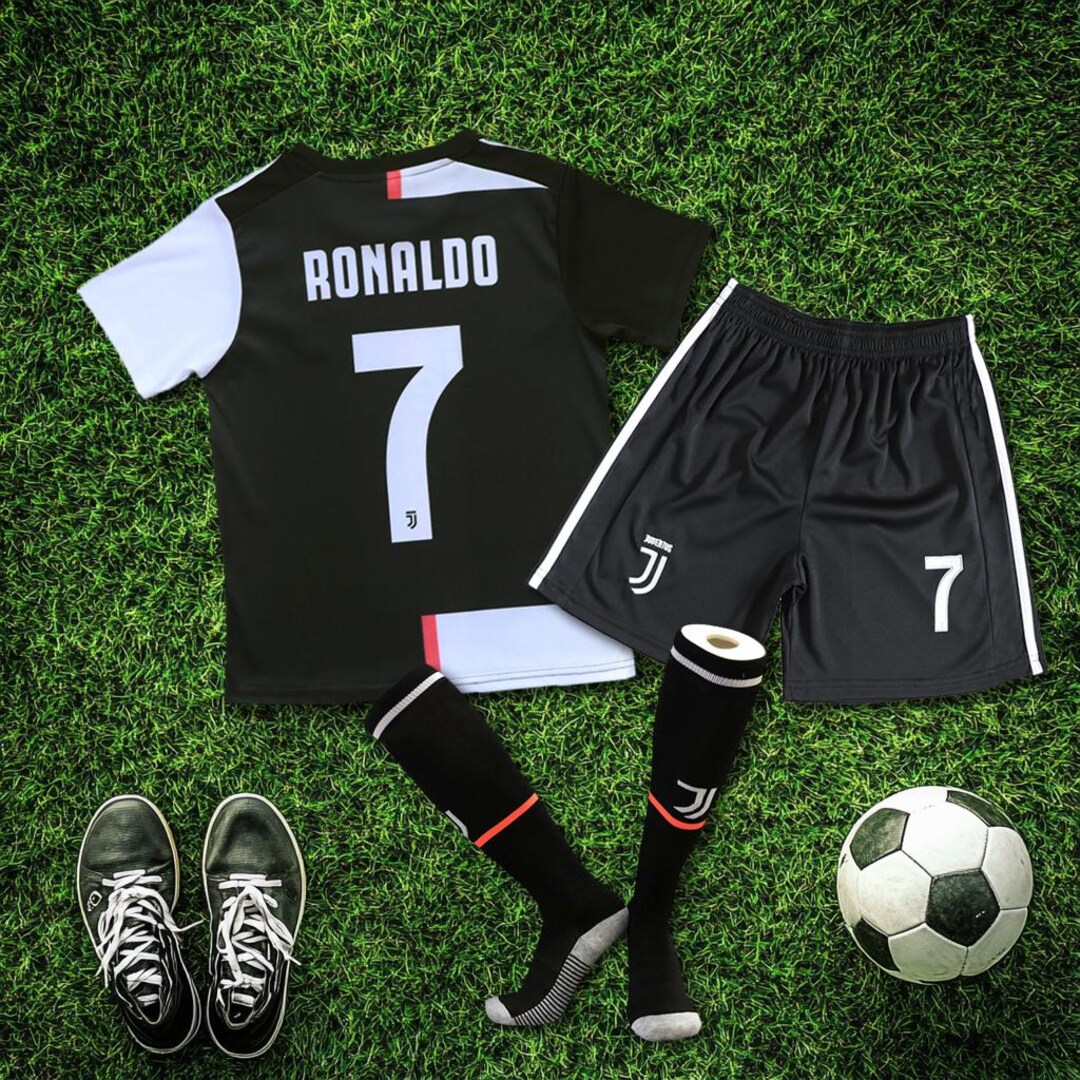 Ronaldo Kids Soccer Jersey #7 Special Stripe Edition, Portugal Football ...