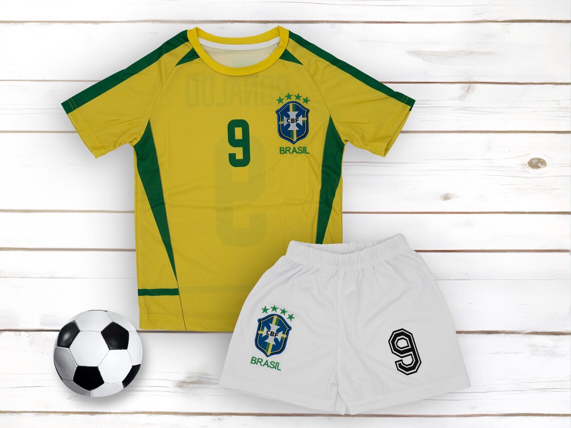 Vintage Retro Brazil #9 Ronaldo Special Champs Edition Fenomeno Soccer ...