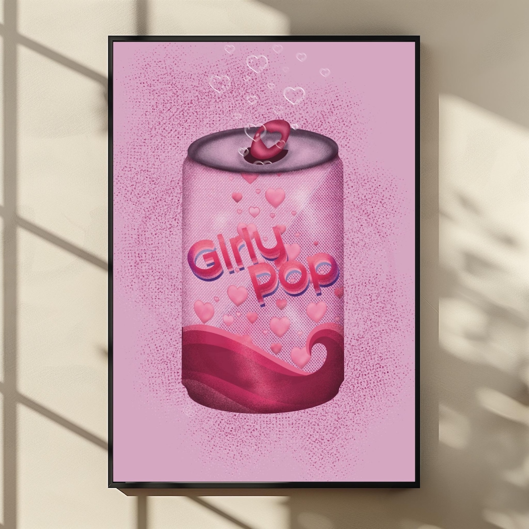 Girly Pop Art Poster - Digital Download Only - Etsy