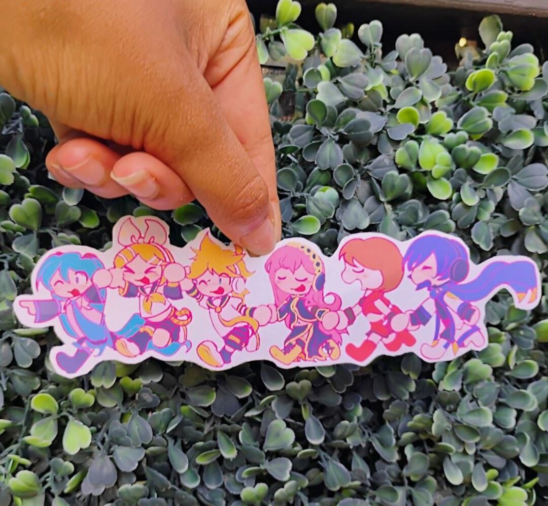 Vocaloid Group Sticker | Hatsune Miku, Kagamine Rin, Len, Meiko, Luka ...