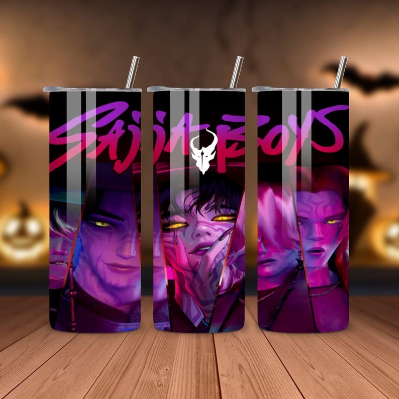 Saja Boys K-pop Demon Hunters Tumbler, Spooky Anime 20 Oz - Etsy