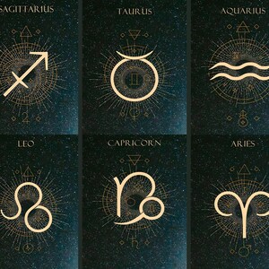 Choose Your Zodiac Sign Journal, Celestial Notebook, Zodiac Hardcover ...