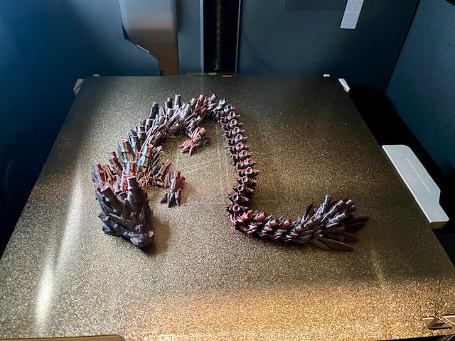 3D Printed Bamboo Dragon - Etsy