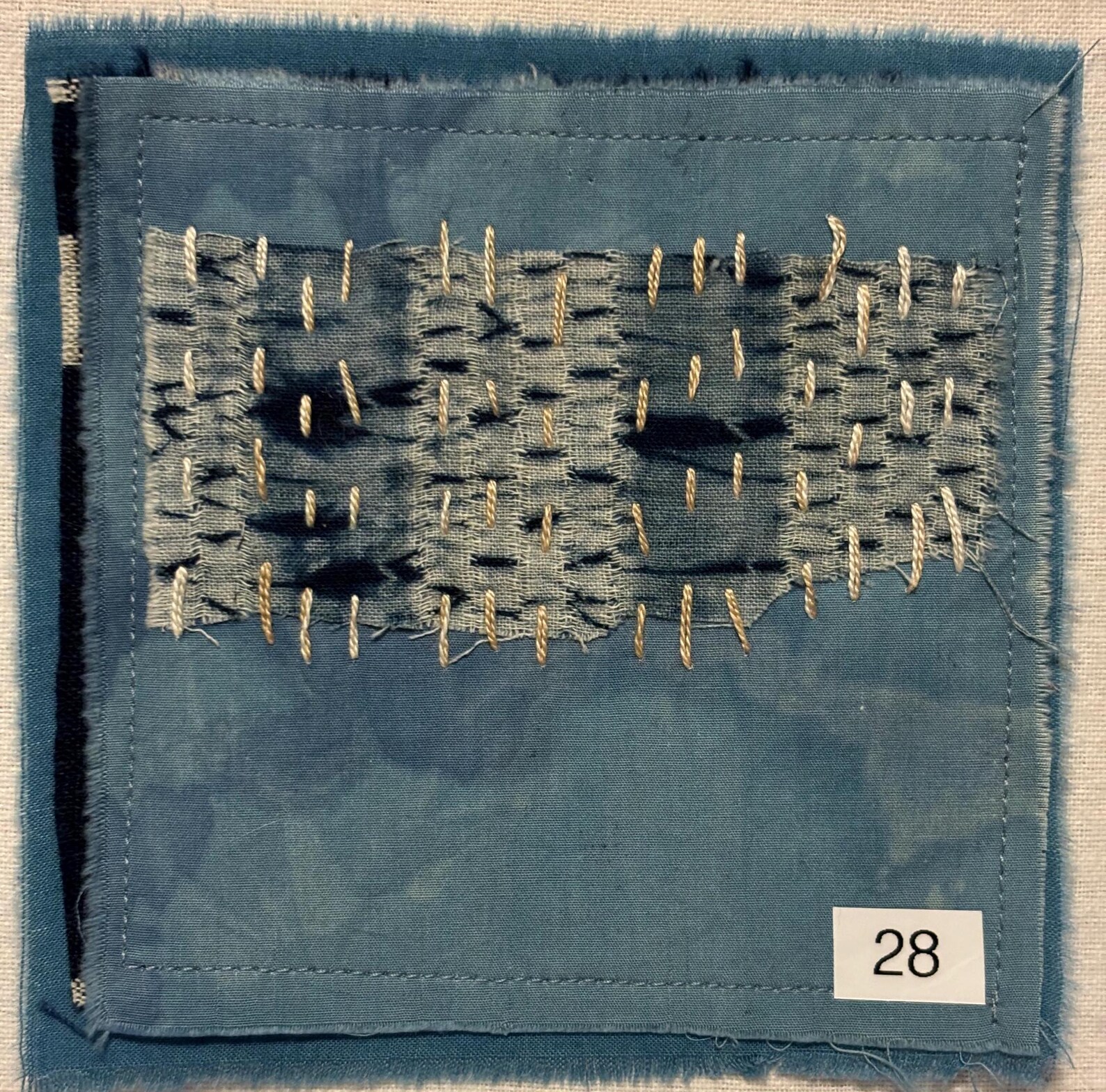 Boro Patches: Unique, 26-32, Light Blue and White With Fun Spider ...