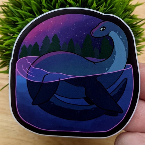 Loch Ness Love STICKERS Loch Ness Monster Nessie Vinyl - Etsy