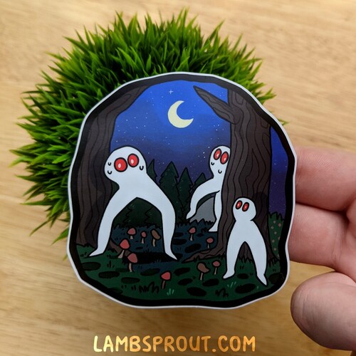 Fresno Nightcrawler Vinyl Sticker California Cryptid Hot - Etsy