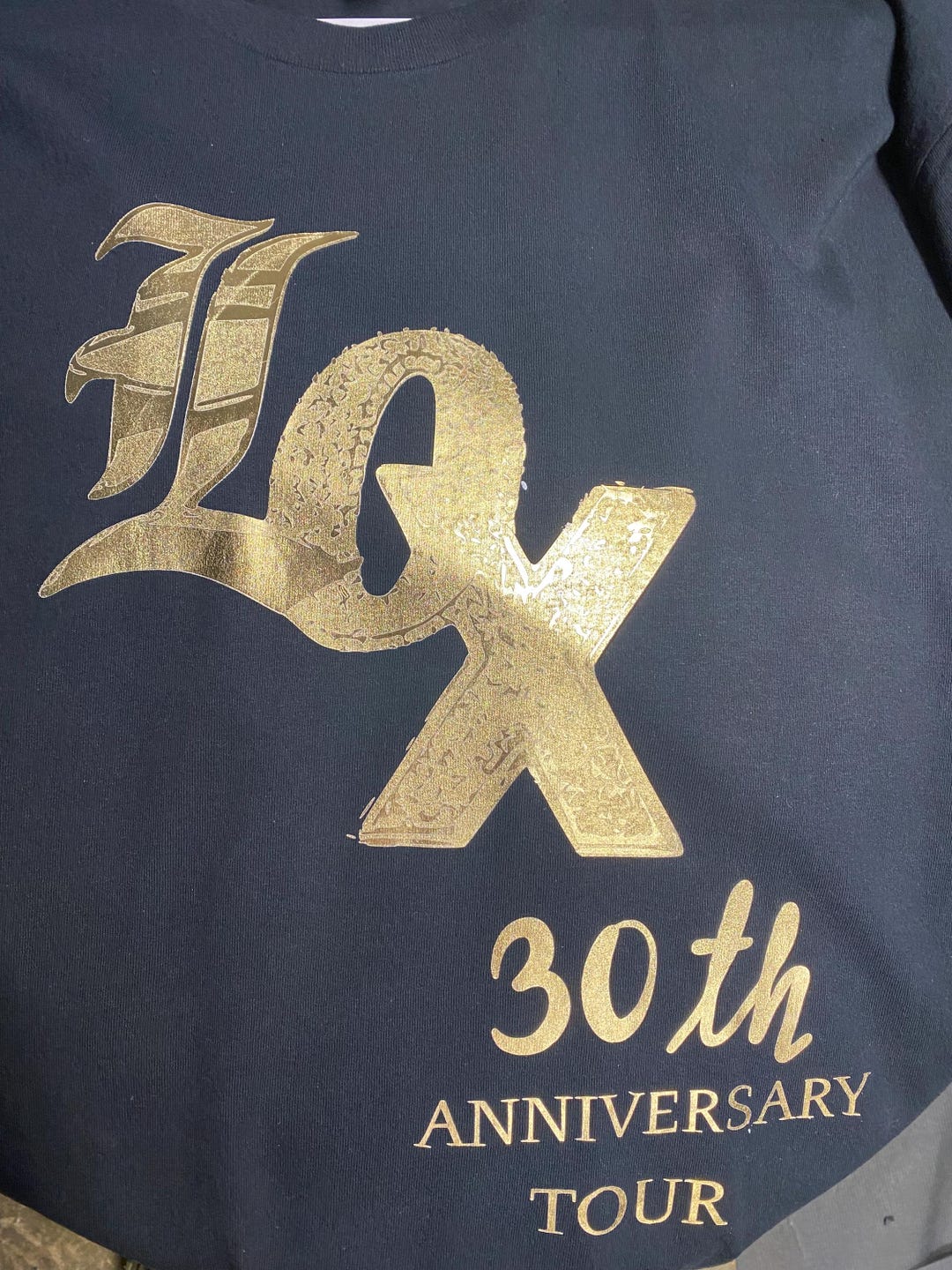 The LOX 30th Anniversary Gold T-shirt - Etsy