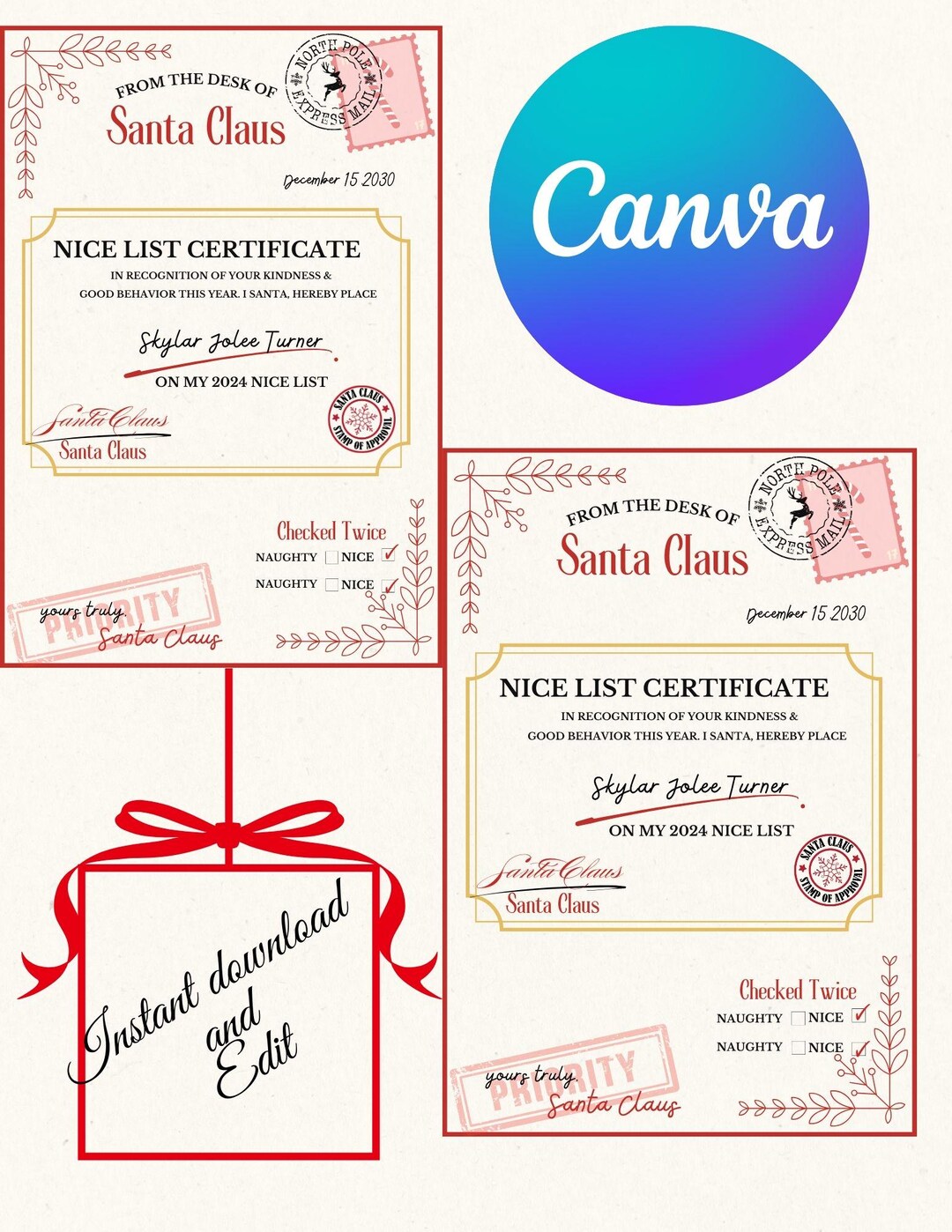 Letter From Santa Bundle - Etsy Australia