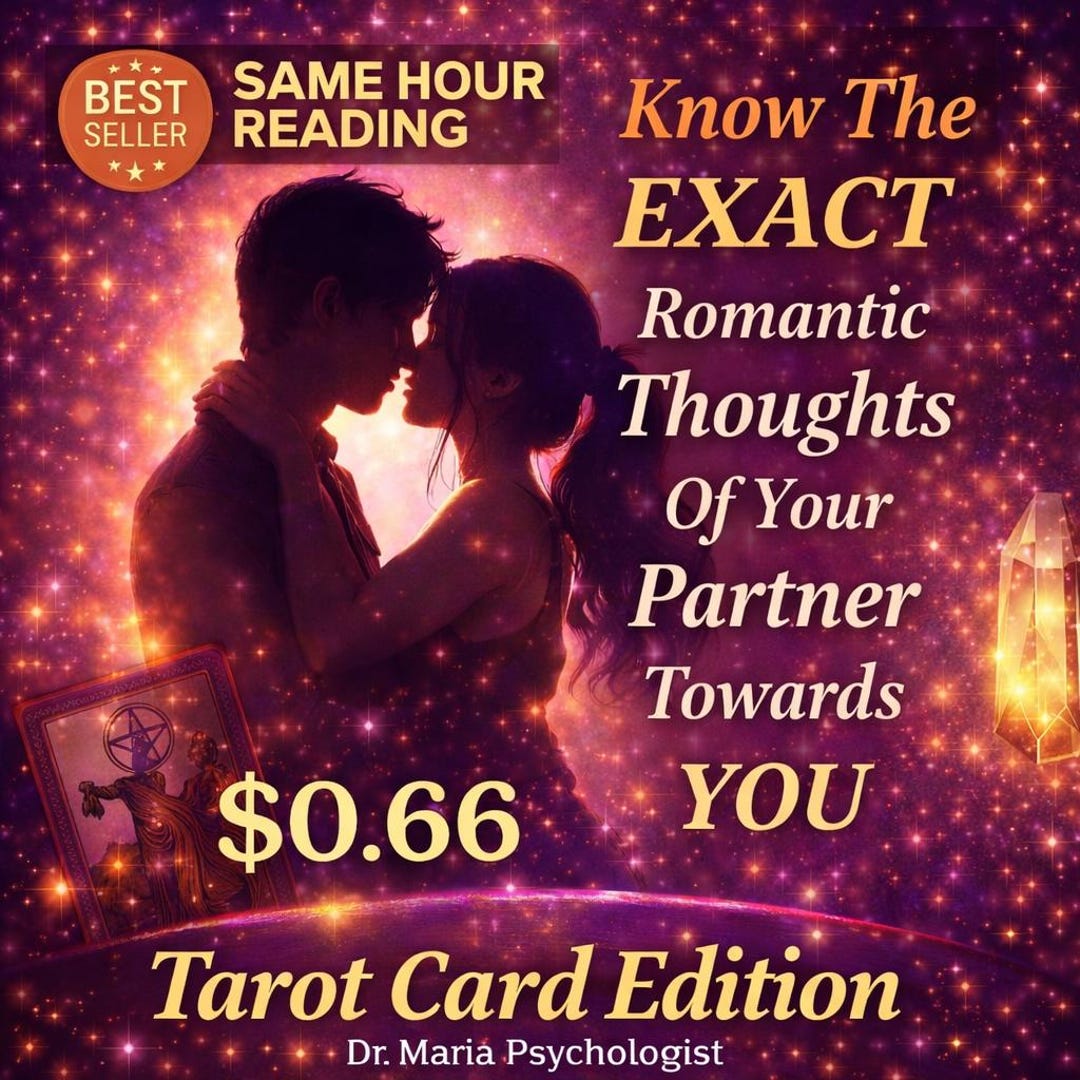 Romantic Partner Psychic Tarot Reading | Love Oracle Cards - Etsy