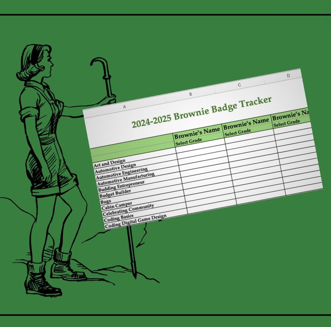 Scouting Badge and Attendance Tracker - Etsy