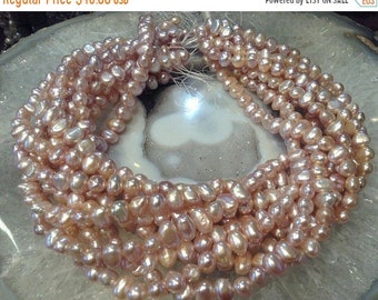 Purple freshwater pearls | Etsy