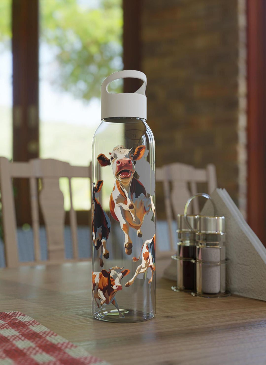Funny Cow Water Bottle.water Bottles. Drinks Bottles.cow Gifts. Gifts ...