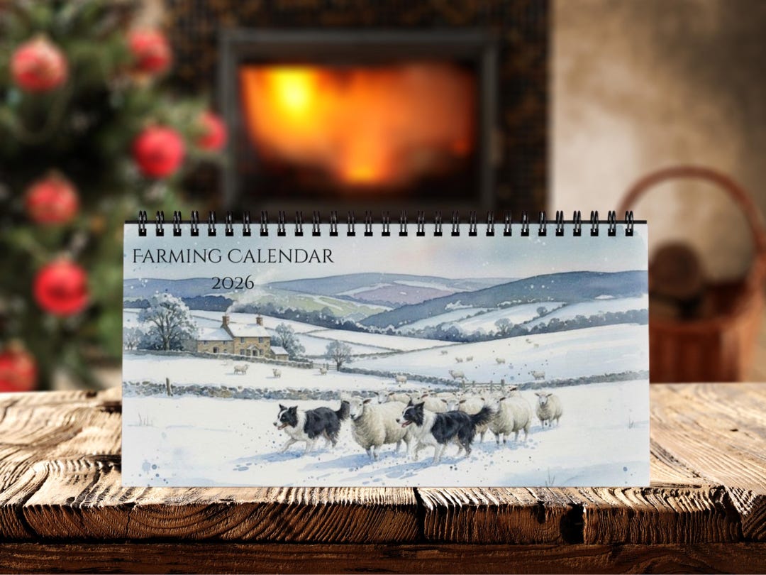 Farming Calendar 2026. Farming Desk Calendar for Farmers 2026 . Gifts ...