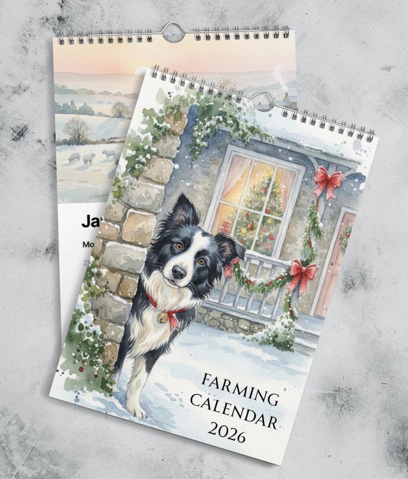 British Farming Wall Calendar 2026. Gifts for Farmers. Unique British ...