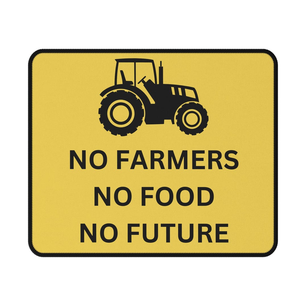 No Farmers No Food No Future Mouse Pad. Mouse Mats. Mouse Pads. Farming Gifts. Gifts for Farmers ...