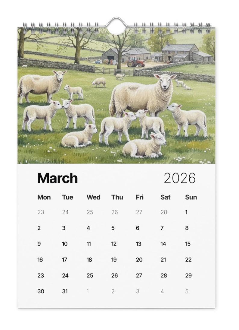 British Farming Wall Calendar 2026. Gifts for Farmers. Unique British ...