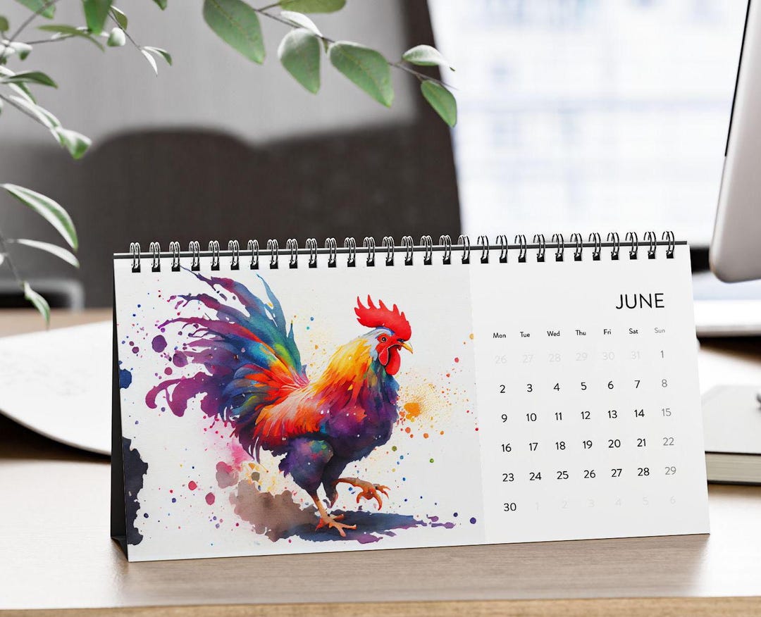 Beautiful Water Colour Farm Themed Calendar 2025. Calendar. Farming ...