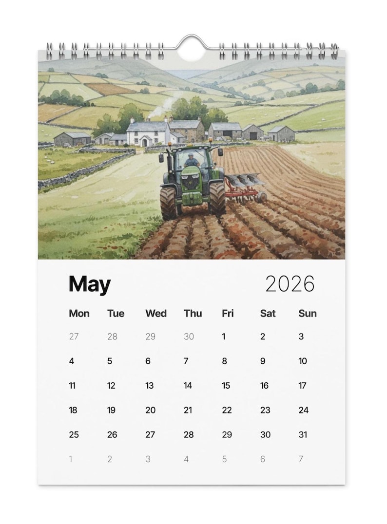 British Farming Wall Calendar 2026. Gifts for Farmers. Unique British ...