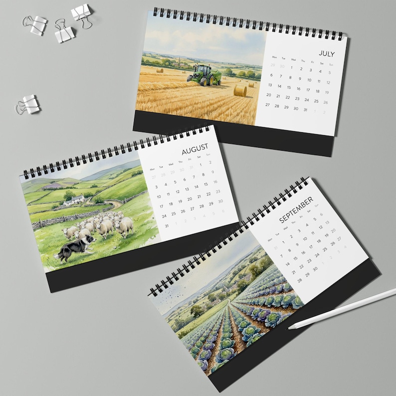 Farming Calendar 2026. Farming Desk Calendar for Farmers 2026 . Gifts ...