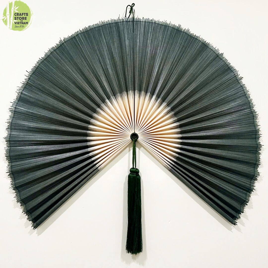 Bamboo Wall Fan, Wall Fan, Bamboo Fan, Bambo Fan Decor, Fan Decor ...