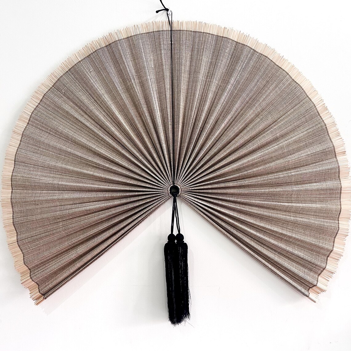 Bamboo Wall Fan, Wall Fan, Bamboo Fan, Bambo Fan Decor, Fan Decor ...