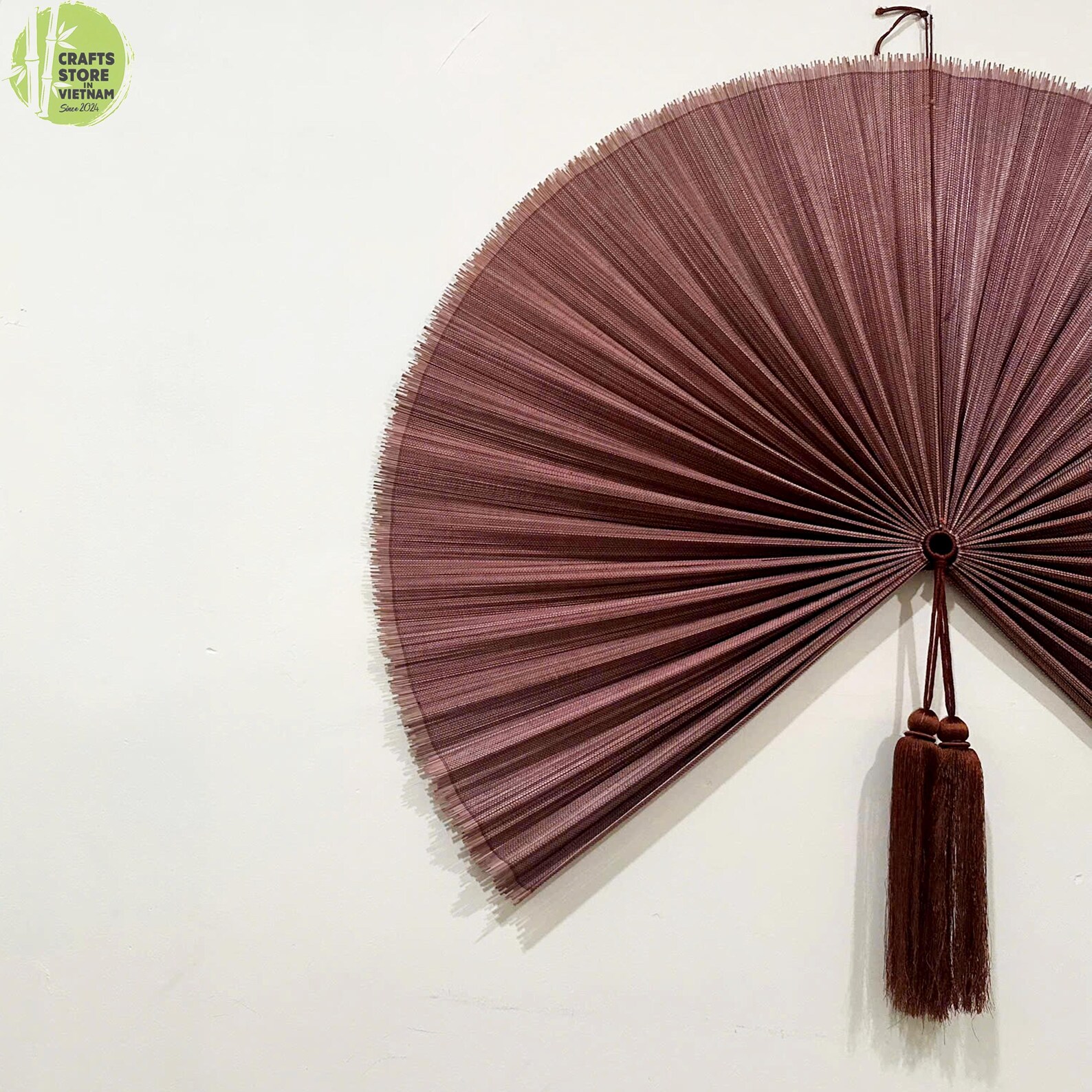 Bamboo Wall Fan, Wall Fan, Bamboo Fan, Bambo Fan Decor, Fan Decor ...