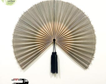 Bamboo Wall Fan, Wall Fan, Bamboo Fan, Bambo Fan Decor, Fan Decor ...