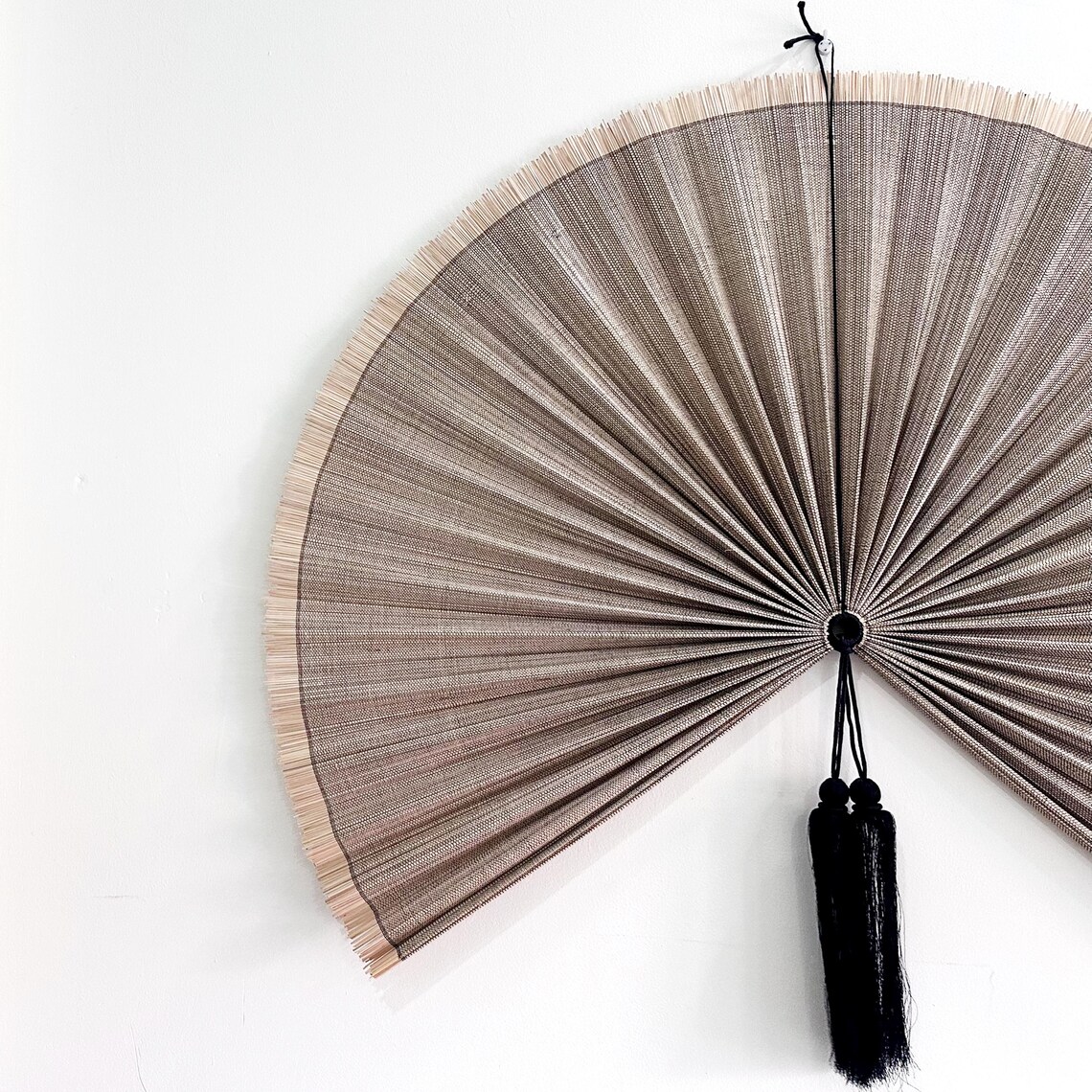 Bamboo Wall Fan, Wall Fan, Bamboo Fan, Bambo Fan Decor, Fan Decor ...