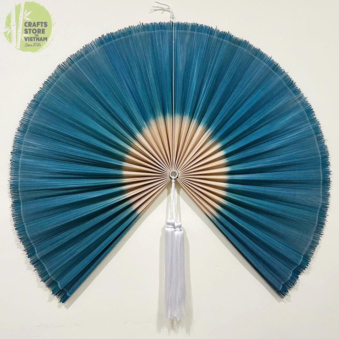 Bamboo Wall Fan, Wall Fan, Bamboo Fan, Bambo Fan Decor, Fan Decor ...
