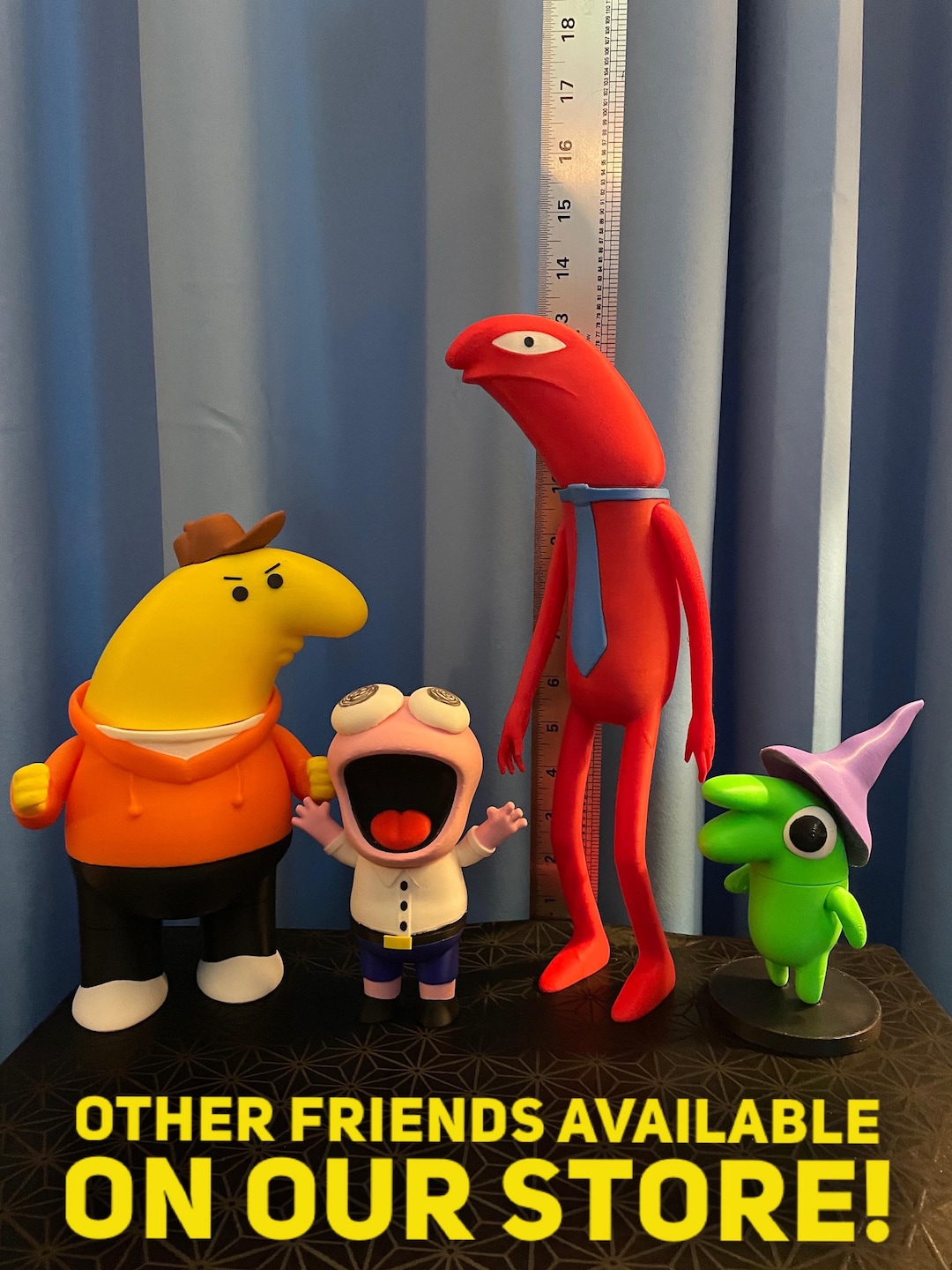 Smiling Friends - Custom Designed and 3D Multicolor Printed Articulted ...