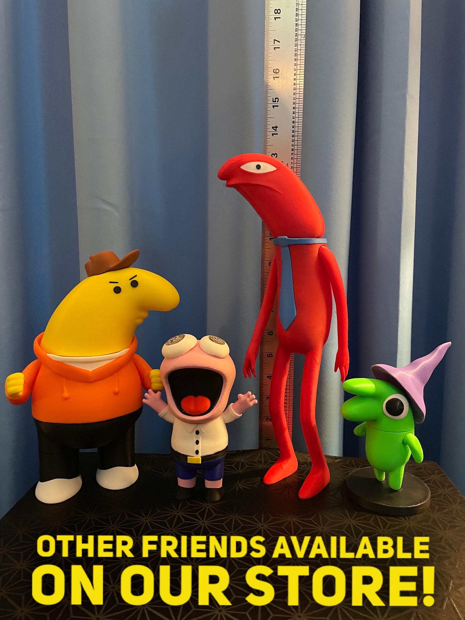 Smiling Friends - Custom Designed and 3D Multicolor Printed Articulted ...