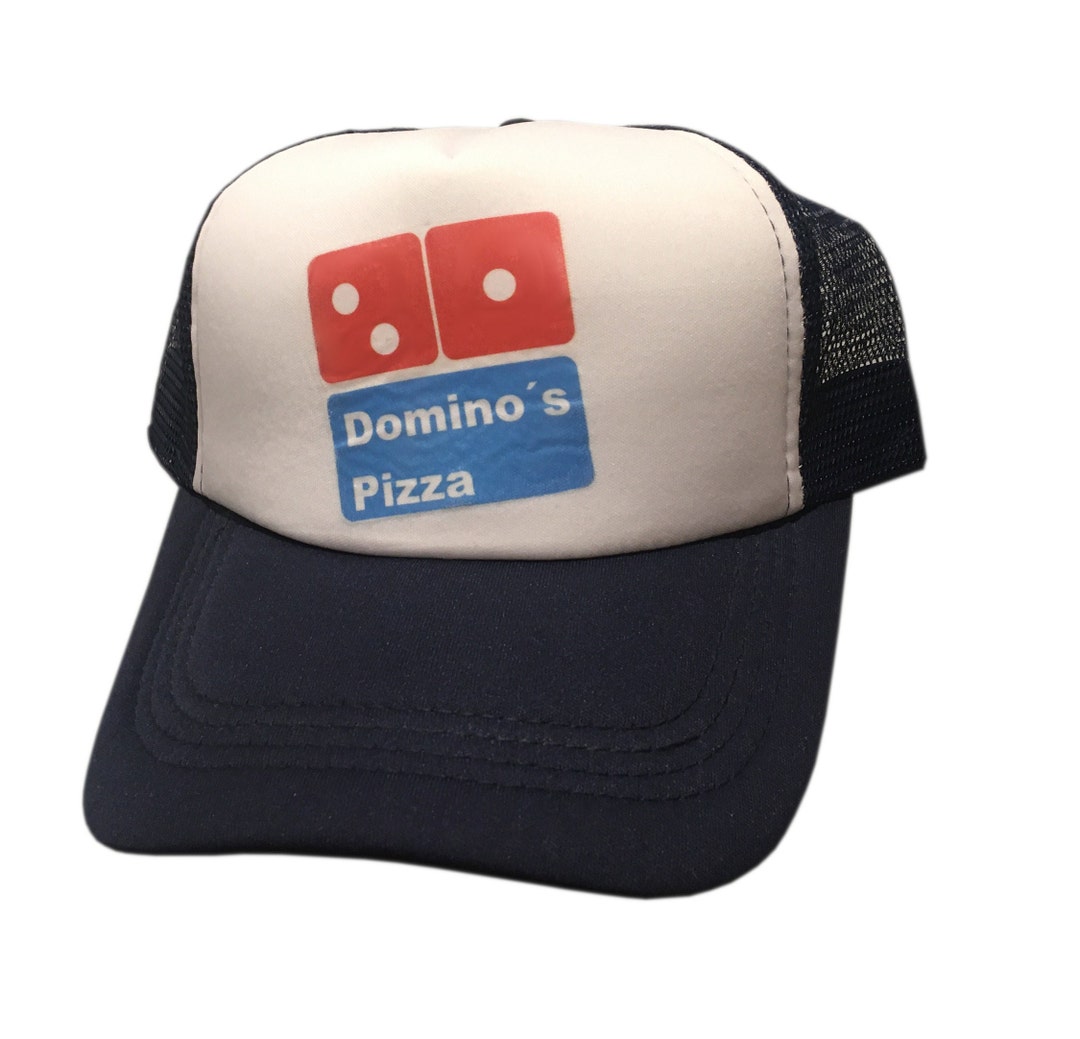 Domino's Pizza Delivery Trucker Hat Mesh Hat Vintage Snapback Halloween ...